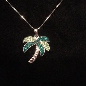 Jewelry | Palm Tree Pendant Necklace | Poshmark